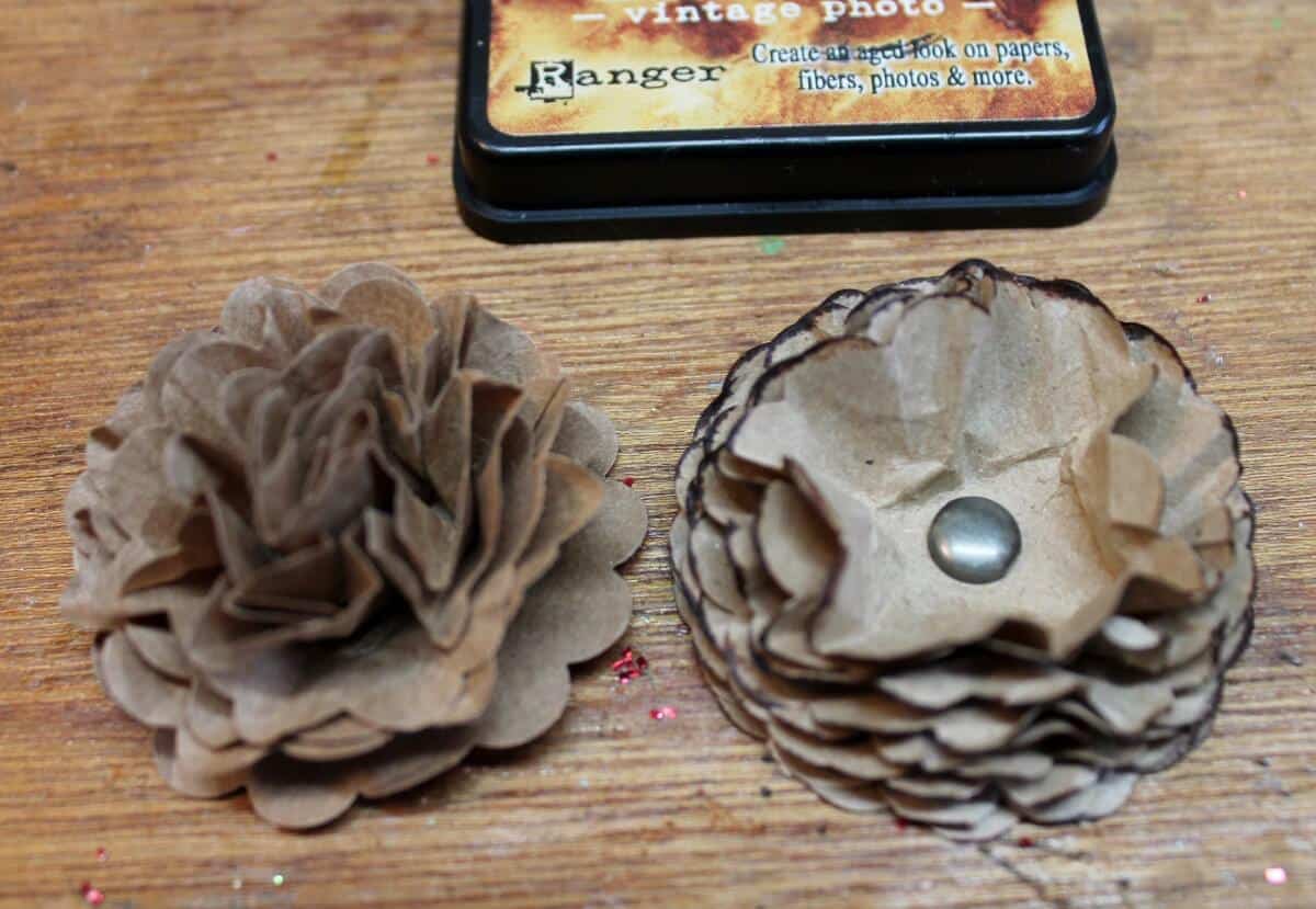 How to Make Simple, Vintage Paper Punch Flowers • Adirondack Girl @ Heart
