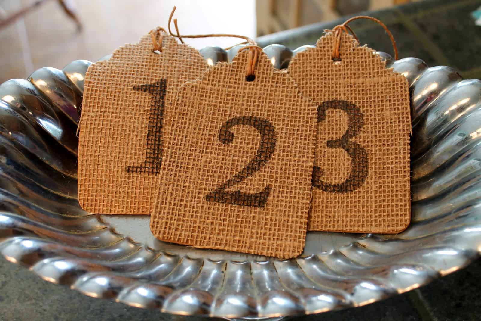 Making Your Very Own Bird Stamp & Burlap Tags • Adirondack Girl @ Heart