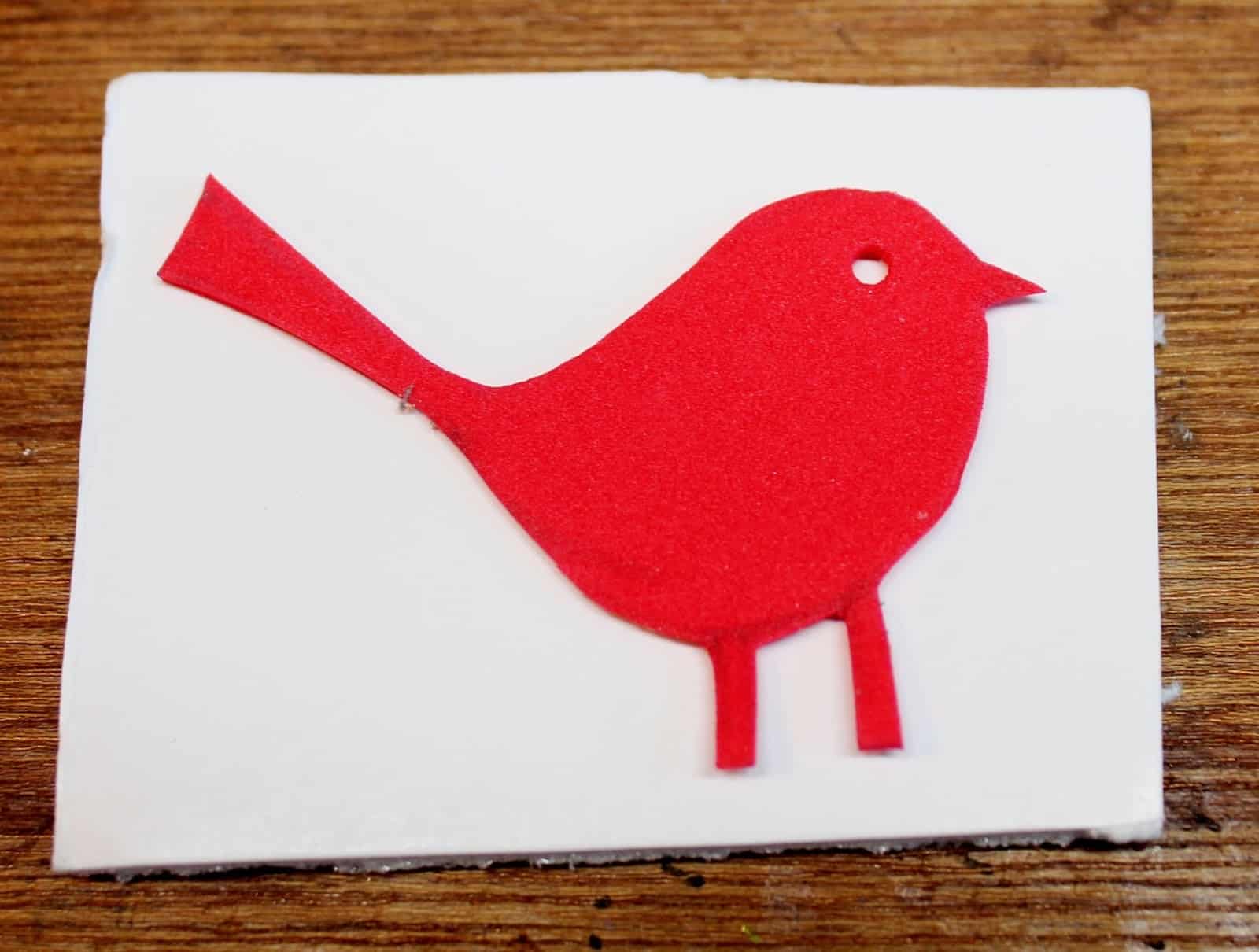 Making Your Very Own Bird Stamp & Burlap Tags • Adirondack Girl @ Heart