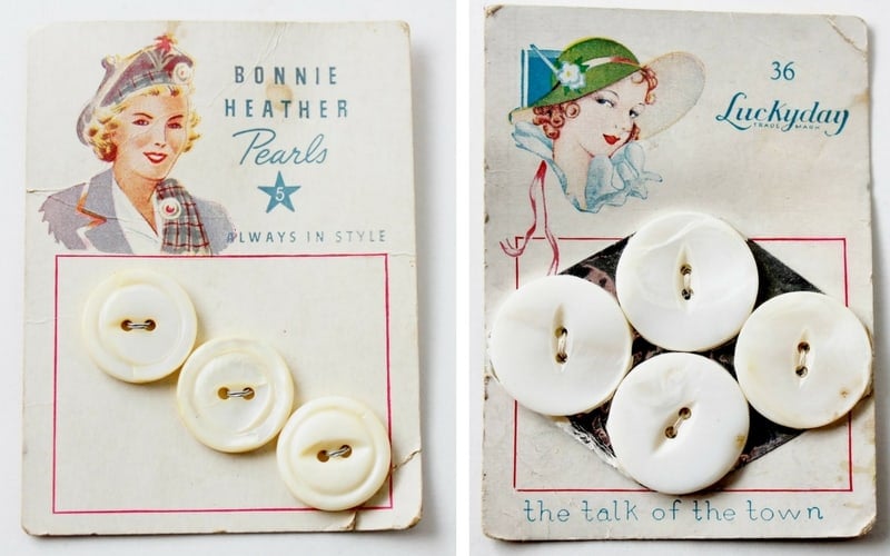 A Guide to Vintage & Antique Buttons (Part 1) • Adirondack Girl @ Heart