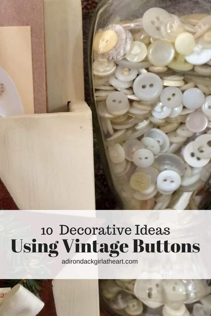 10 Vintage Button Crafts to Make & Sell • Adirondack Girl @ Heart