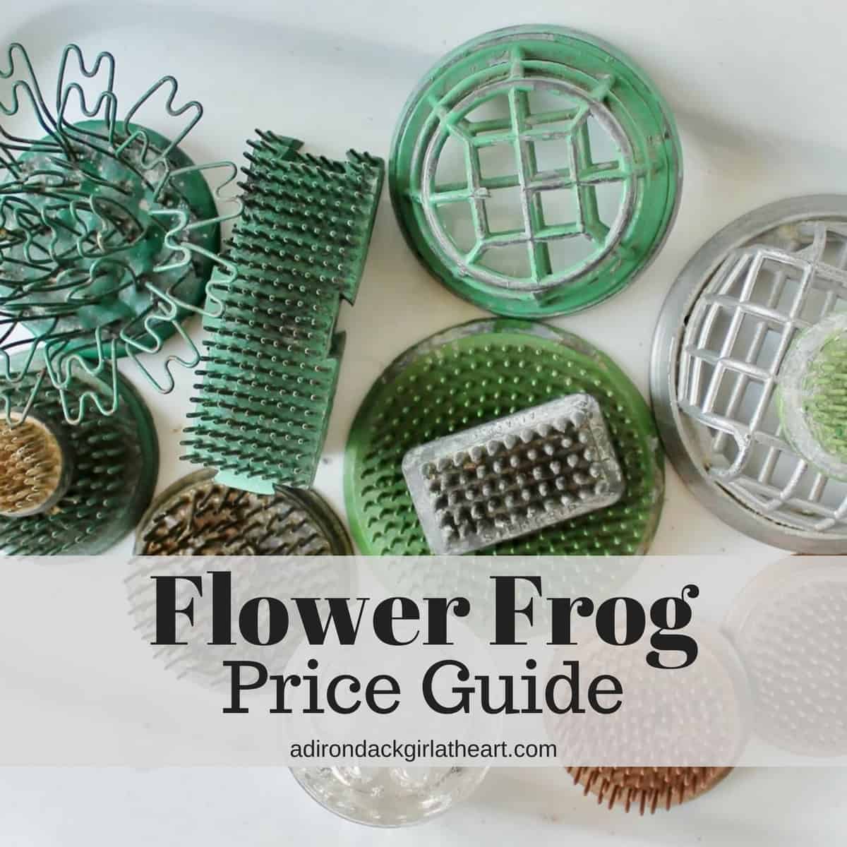 Decorating with Vintage Flower Frogs • Adirondack Girl @ Heart