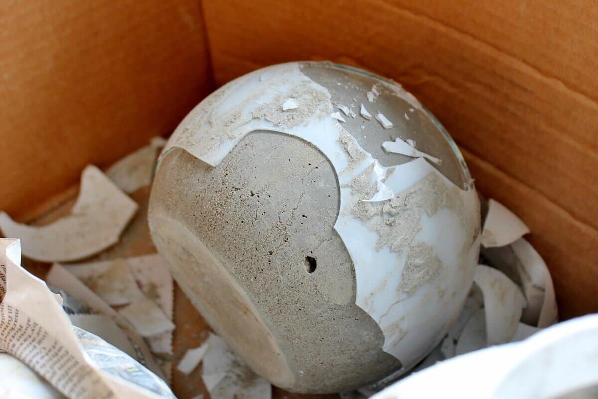 Create Your Own Concrete Orbs in 5 Easy Steps • Adirondack Girl @ Heart