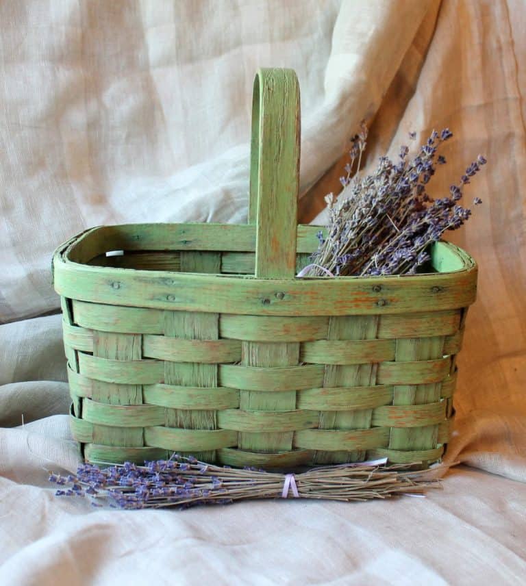 How to Paint a Vintage Basket • Adirondack Girl @ Heart