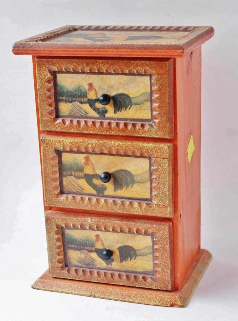 A Small Spice Chest Makeover: Farmhouse Style • Adirondack Girl @ Heart