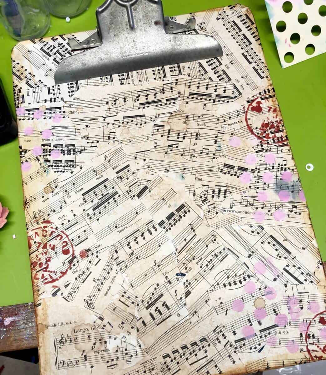 How to Make a Vintage-Style Decorative Clipboard • Adirondack Girl @ Heart