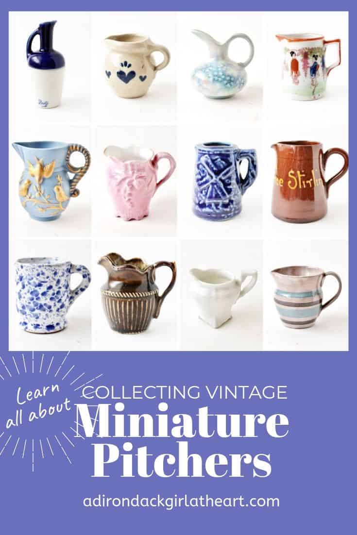 Collecting Vintage Miniature Pitchers • Adirondack Girl @ Heart