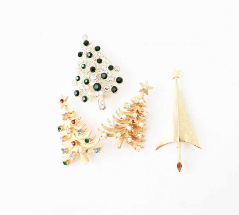 Collecting Vintage Christmas Tree Pins • Adirondack Girl @ Heart
