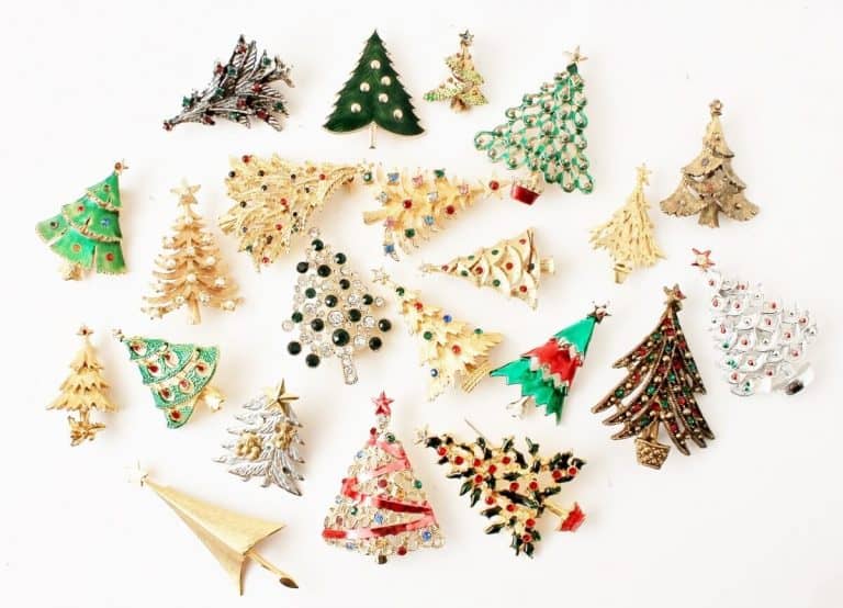 Collecting Vintage Christmas Tree Pins • Adirondack Girl @ Heart