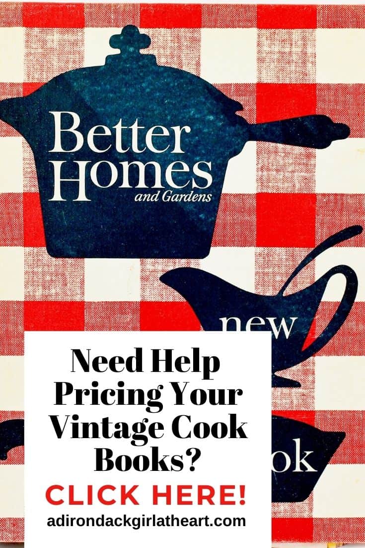 Antique & Vintage Cookbook Price Guide • Adirondack Girl @ Heart