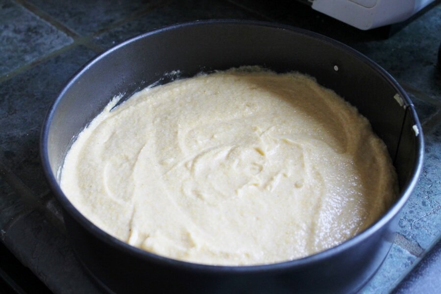 Farmhouse Cornmeal Cake With Rhubarb Sauce [Moist & Rustic ...